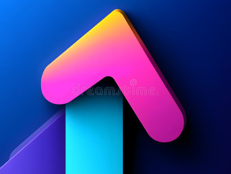 "Upward Arrow Vector: a Symbol of Growth, Progress, and Forward ...