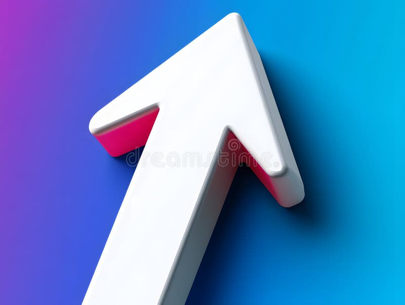 "Upward Arrow Vector: a Symbol of Growth, Progress, and Forward ...