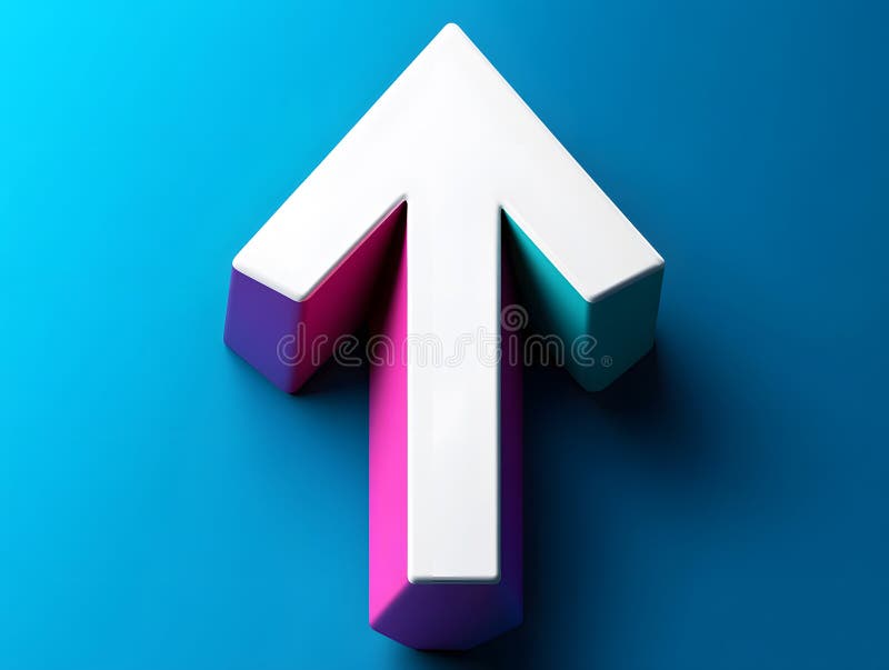 "Upward Arrow Vector: a Symbol of Growth, Progress, and Forward ...