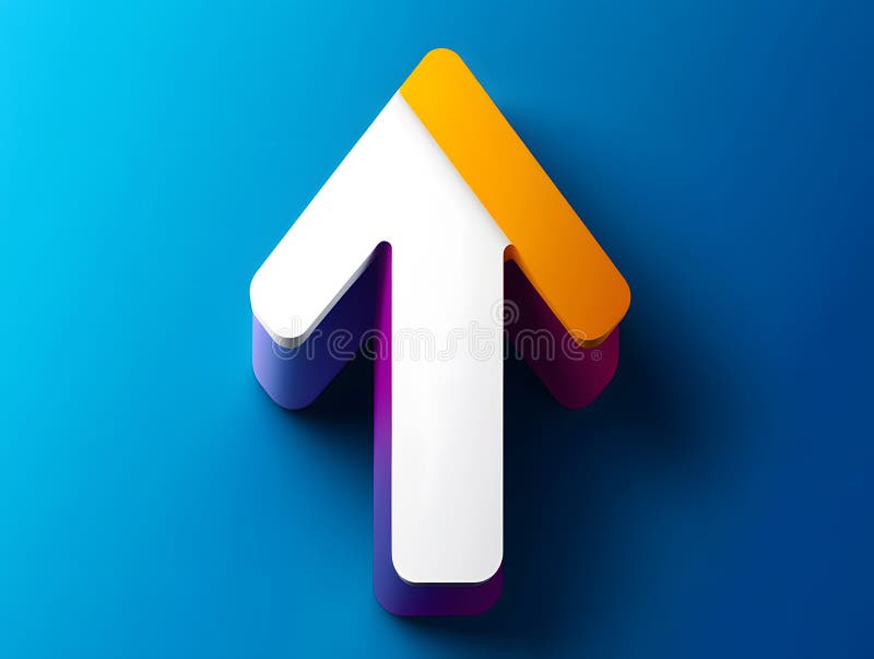 "Upward Arrow Vector: a Symbol of Growth, Progress, and Forward ...