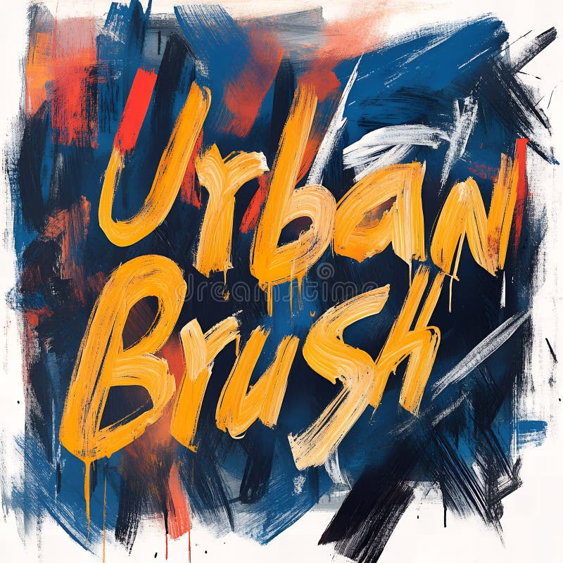 Bold Urban Brush Strokes Abstract Painting Texture Background Design ...