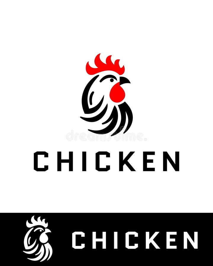 Logo Red Chicken Black Stock Illustrations – 3,030 Logo Red Chicken ...