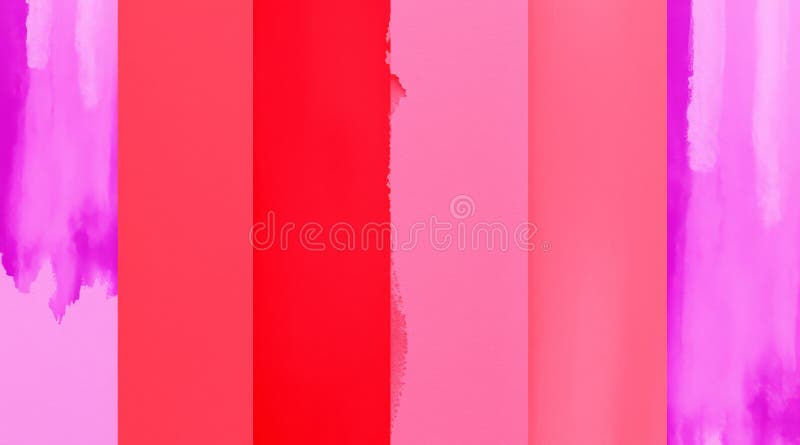 Bold Vertical Stripes of Red and Pink Shades in an Abstract Design ...