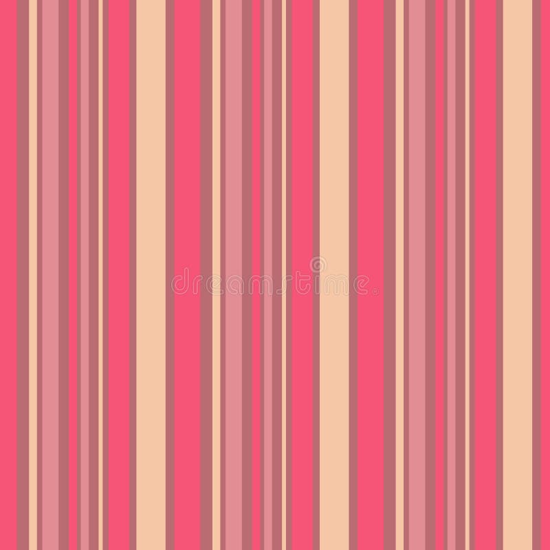 Bold Vertical Stripes in Shades of Pink and Beige Create an Eye ...
