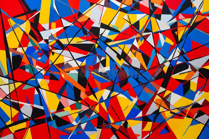 Bold and Vibrant Abstract Background with Intersecting Lines and ...