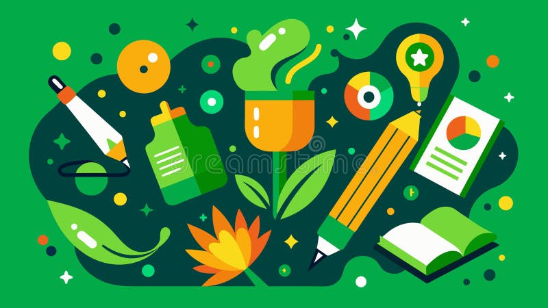 A Bold and Vibrant Green Color Scheme Igniting Creativity and ...