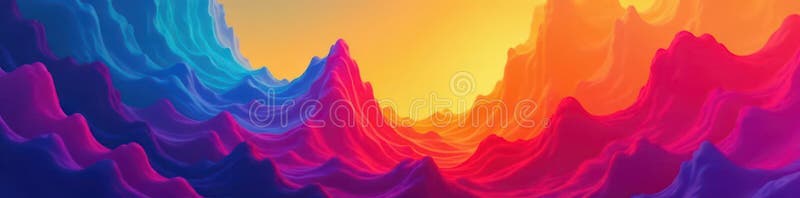 Bold Vibrant Homepage Showcasing Colorful Gradients, Splash Screen ...