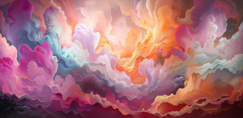 Bold, Vibrant Mural with Stunning Visual Impact, Ai Generated Stock ...