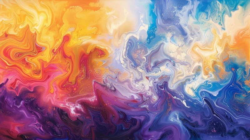 Bold, Vibrant Mural with Stunning Visual Impact, Ai Generated Stock ...