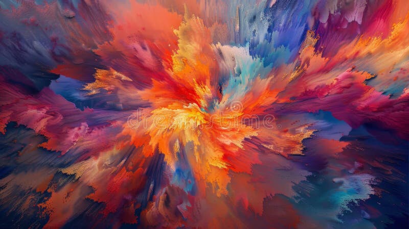 Bold, Vibrant Mural with Stunning Visual Impact, Ai Generated Stock ...