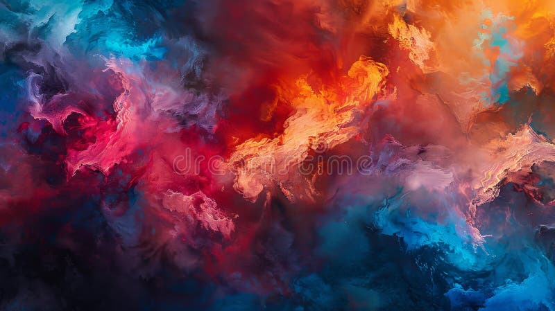 Bold, Vibrant Mural with Stunning Visual Impact, Ai Generated Stock ...