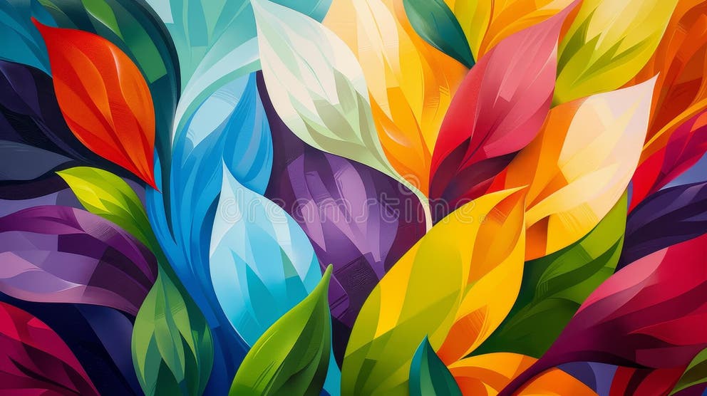 Bold, Vibrant Mural with Stunning Visual Impact, Ai Generated Stock ...