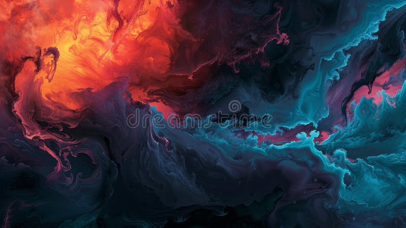 Bold, Vibrant Mural with Stunning Visual Impact, Ai Generated Stock ...