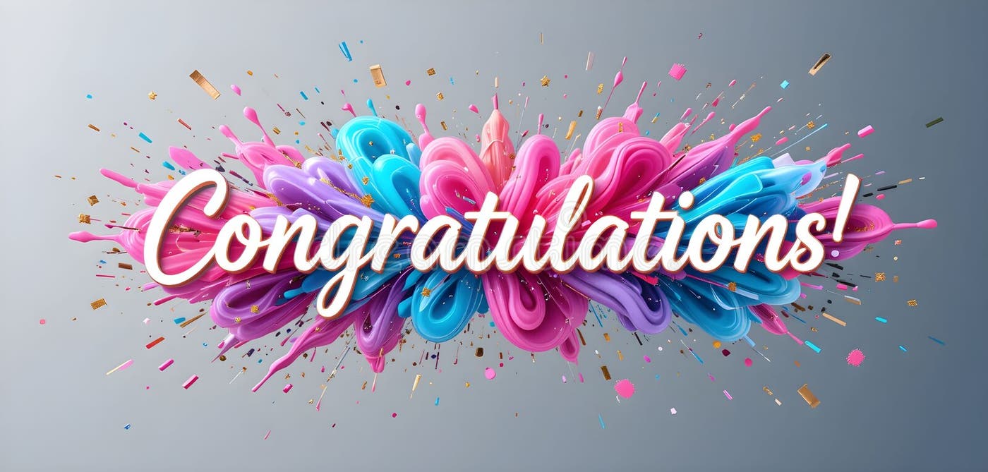 Congratulations Word Script Isolated Stock Illustrations – 1,075 ...