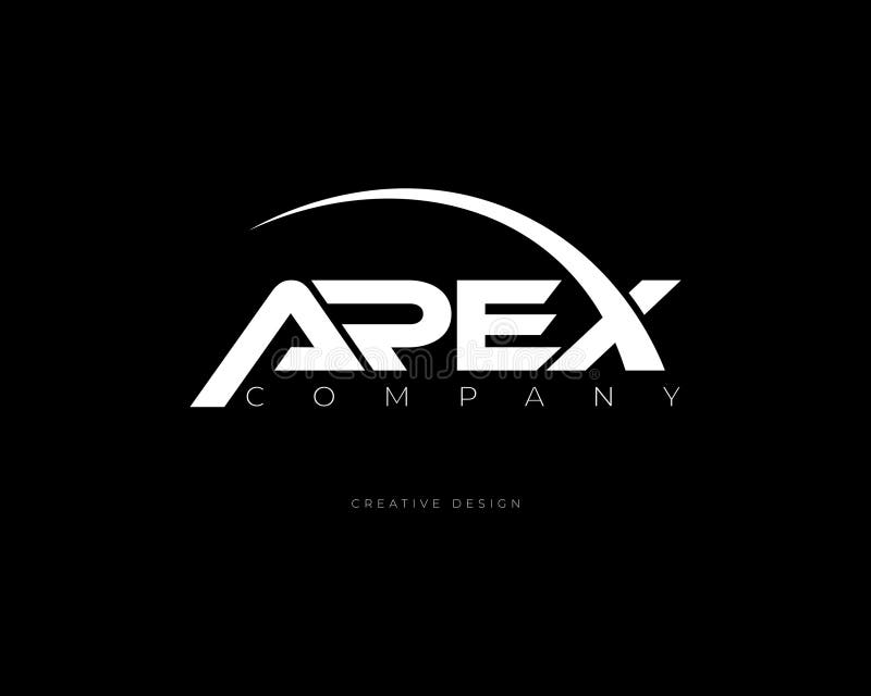 Apex Letter Branding Logo Concept Stock Illustration - Illustration of ...
