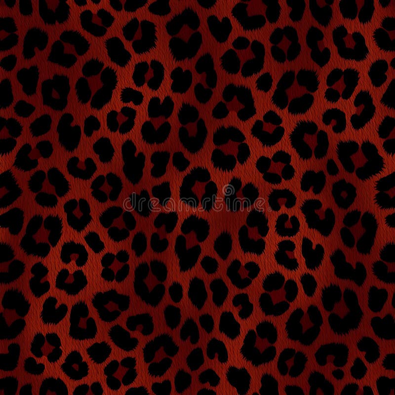 Bold and Wild Seamless Leopard Print Vector Pattern Stock Illustration ...