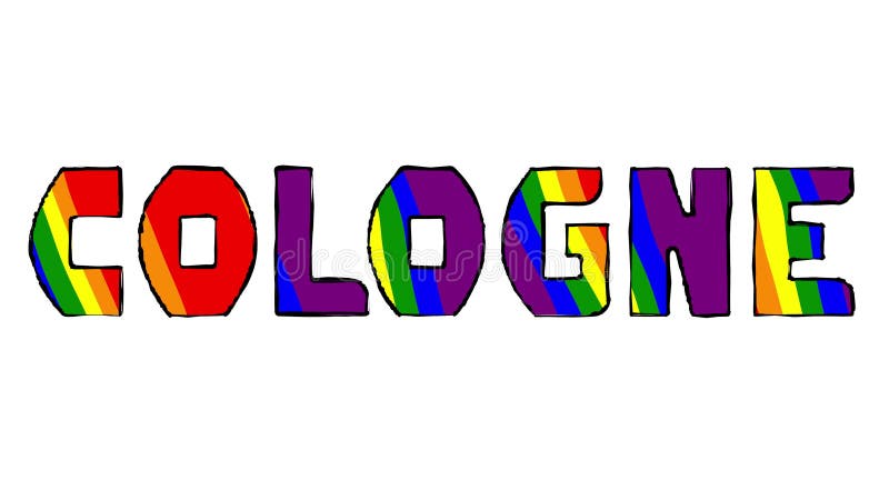 Bold Word Love Written in Animated Rainbow Colored Characters Stock ...