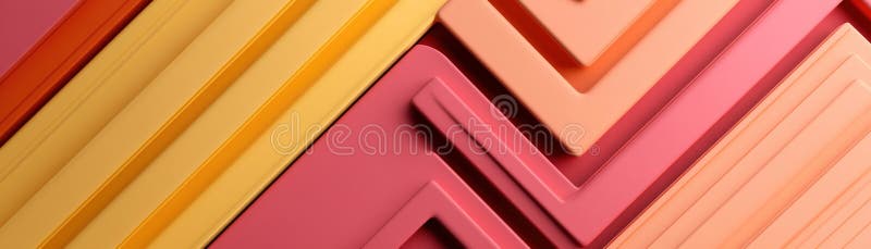 Bold Zigzag Patterns in Red, Orange, and Yellow Create an Eye-catching ...