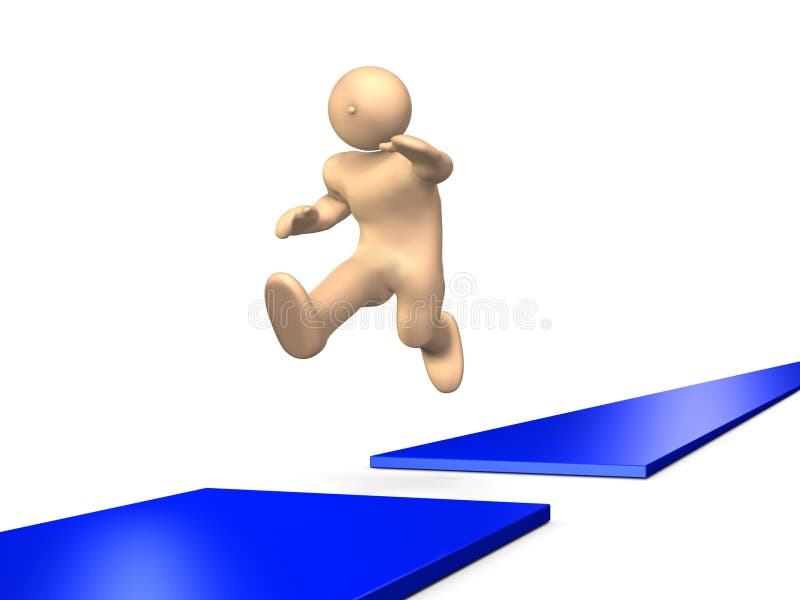Career leap stock illustration. Illustration of company - 42469078