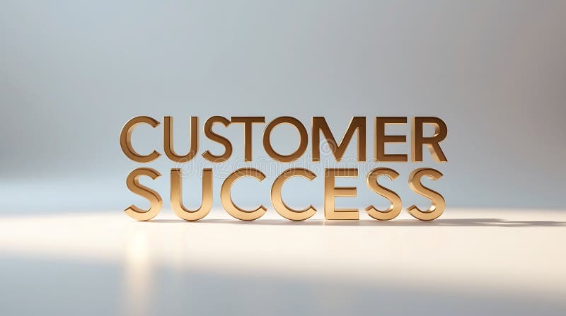 Customer Success Displayed in Bold Typography Highlights Achievements ...