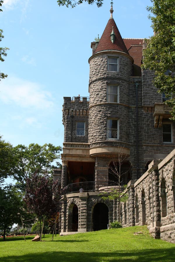 Boldt Castle from the Grounds and Corner T Stock Photo - Image of style ...