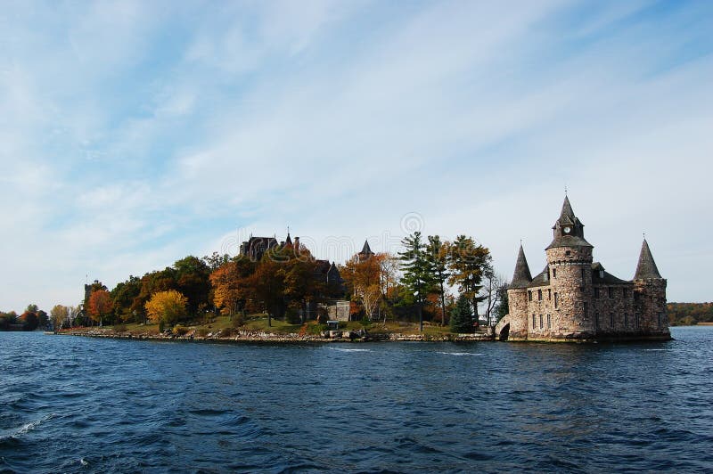 Boldt Castle in Thousand Islands, New York Stock Image - Image of fall ...