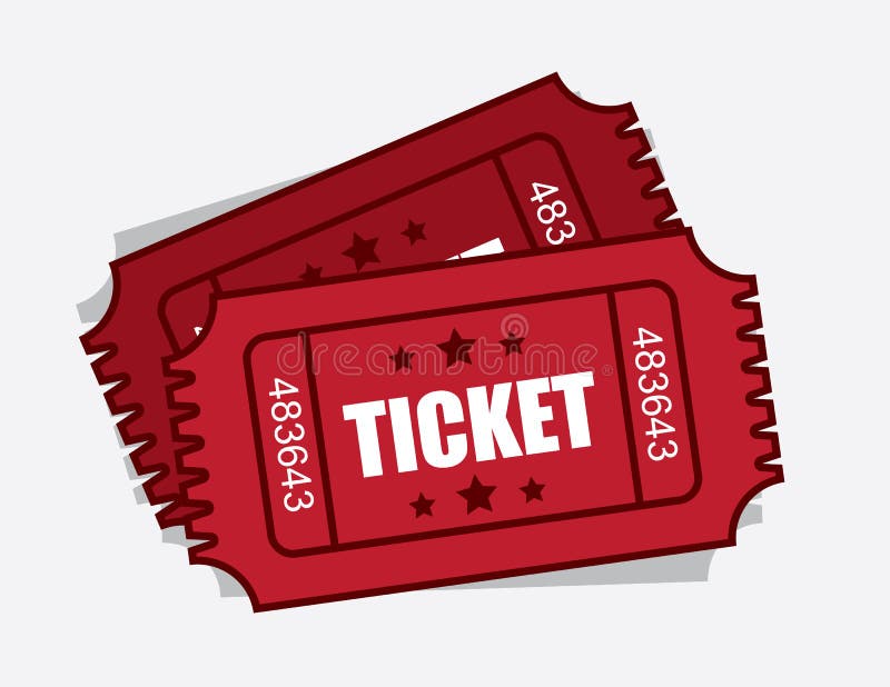 Boletos ilustración del vector. Ilustración de vector - 54733507