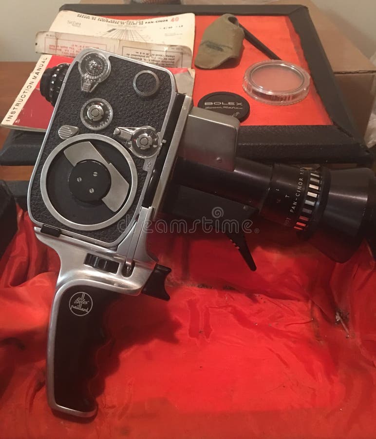 Bolex 8mm vintage camera editorial stock photo. Image of bolex - 98530103