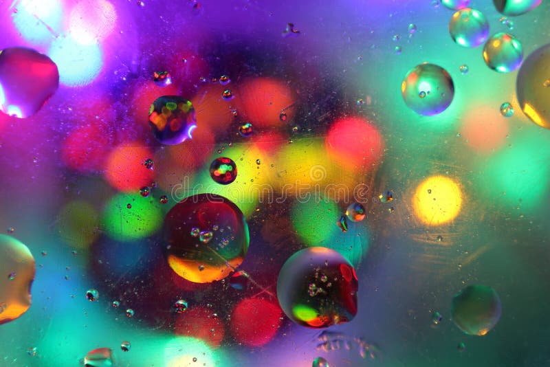 Bolhas e luzes coloridas foto de stock. Imagem de arte - 171890016