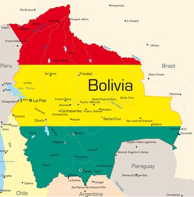 Bolivia stock illustration. Illustration of continent - 6667746