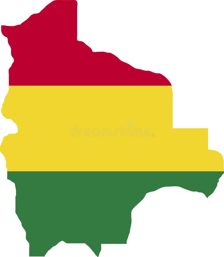 Bolivia Flag in Map, Bolivia Map with Flag, Country Map, Bolivia Map ...