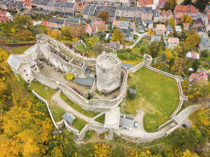 Bolkow Castle in Bolkow stock photo. Image of castle - 202476496