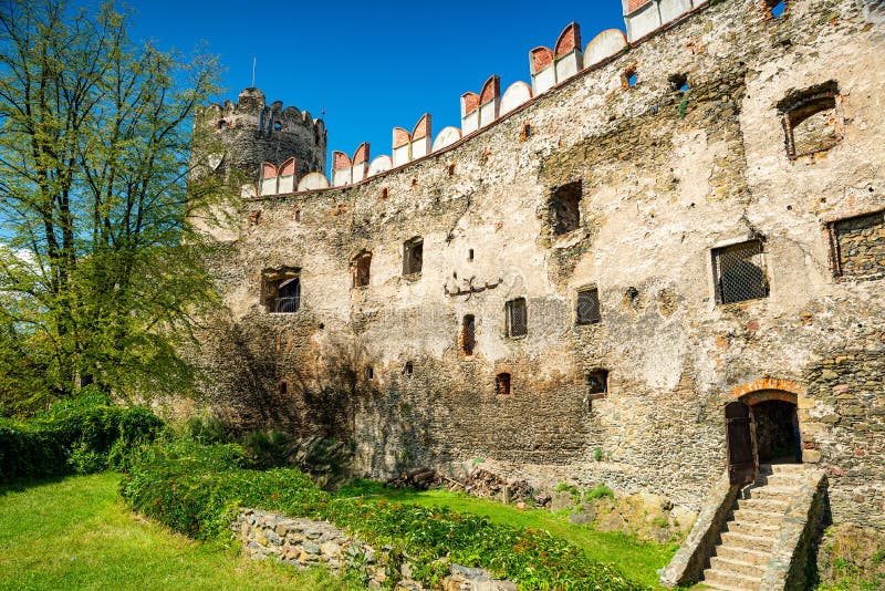 Bolkow, Poland - August 08, 2021. Castle of Bolkow in Sunny Summer ...