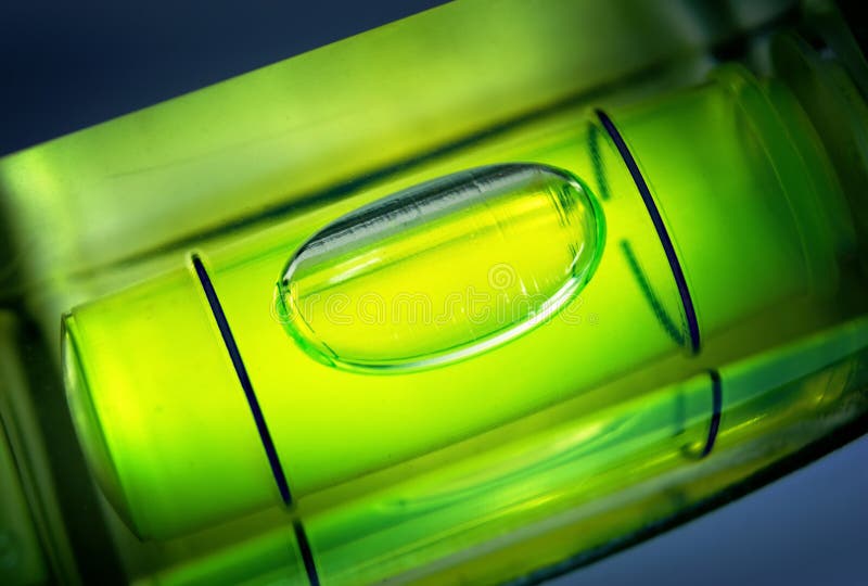 Bolla in Strumento Livellato Immagine Stock - Immagine di costruzione ...