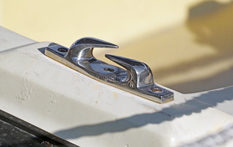Securing Ship Mooring Line Looped on Bollard in Figure Eight Pattern ...