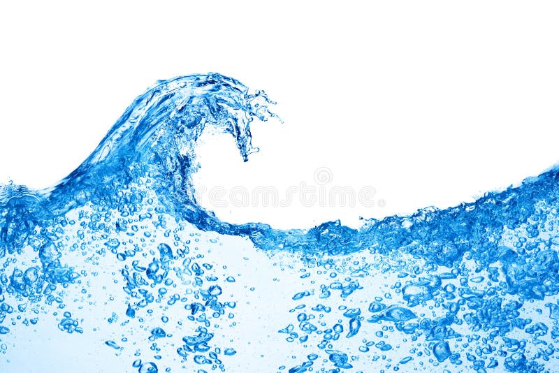 Bolle di aria blu in acqua immagine stock. Immagine di spumoso - 8275849