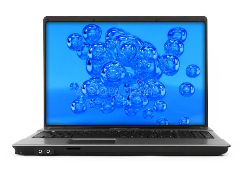 Computer Portatile Uno Schermo Rettangolare Per L'inserimento Delle ...