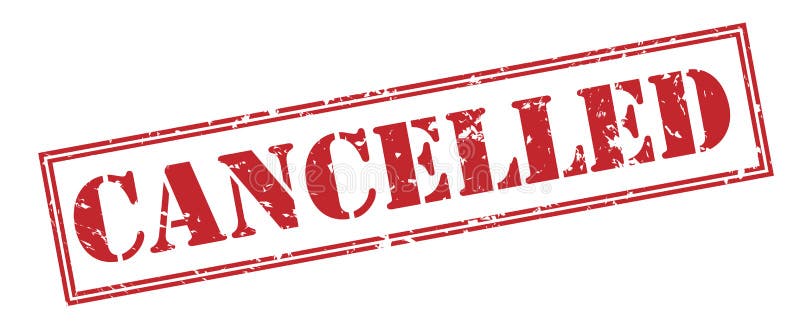 Bollo Annullato Su Fondo Bianco Illustrazione di Stock - Illustrazione ...