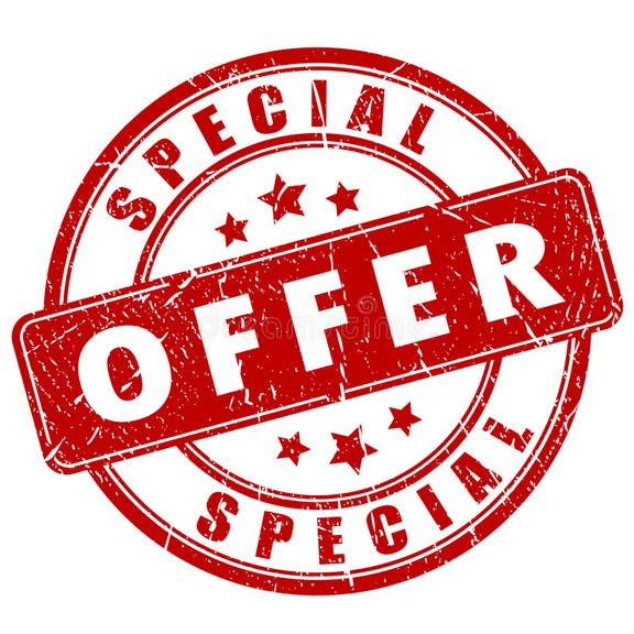 Bollo di offerta speciale illustrazione vettoriale. Illustrazione di ...