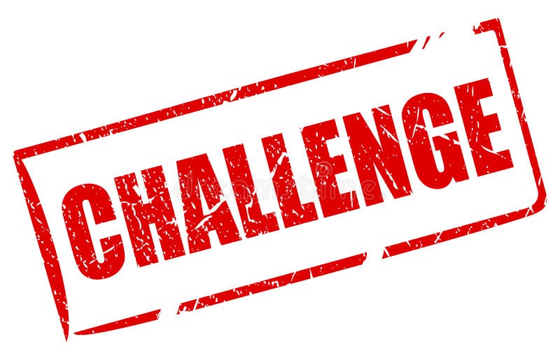 Timbro Di Gomma Accettato Di Sfida Illustrazione Vettoriale ...