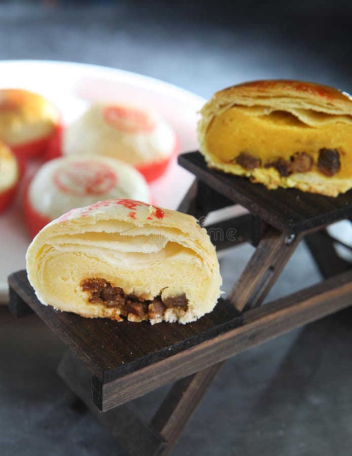 Bolo Do Chinês, Bolo De Lua Foto de Stock - Imagem de doce, outono ...