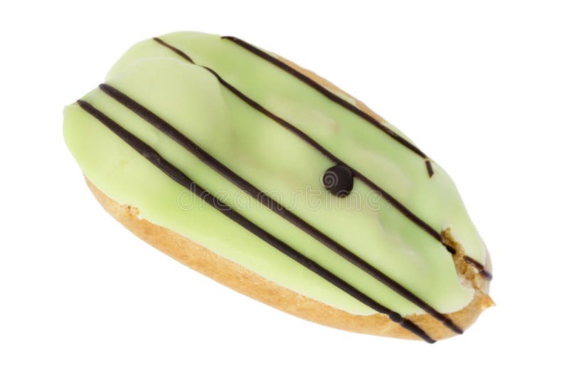 Bolo eclair isolado foto de stock. Imagem de bolo, chocolate - 221306676