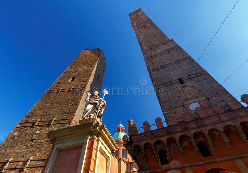 Bologna. the Falling Towers. Stock Photo - Image of heritage, bologna ...