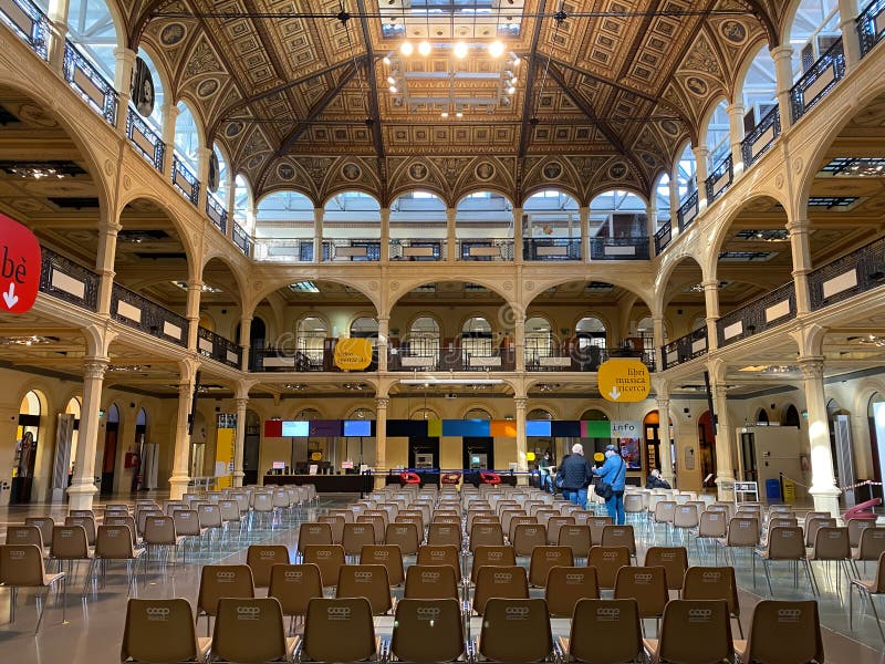 Bologna Public Library, Sala Borsa. Italy Editorial Photography - Image ...