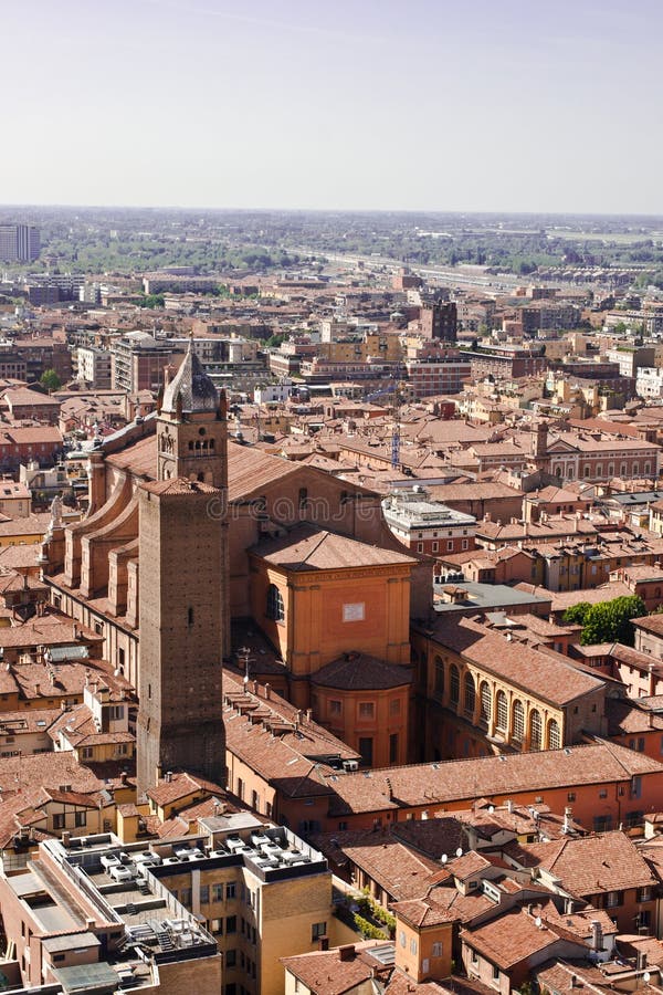 Bologna Rooftops stock photo. Image of tops, italia, church - 24803418