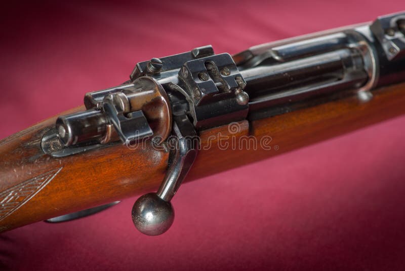 Bolt action rifle stock image. Image of trigger, world - 32420079