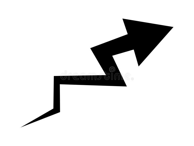 Bolt arrow stock illustration. Illustration of brand - 373689411
