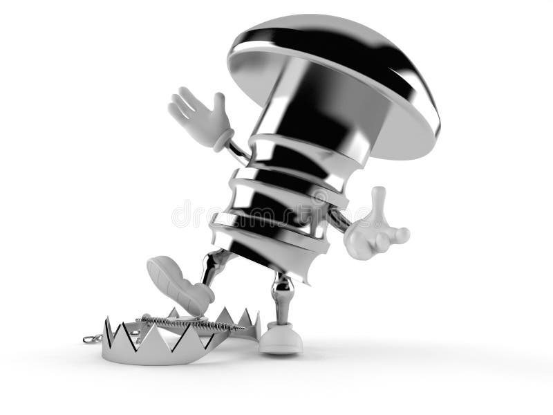 Bolt Character Looking at Question Mark Symbol Stock Illustration ...