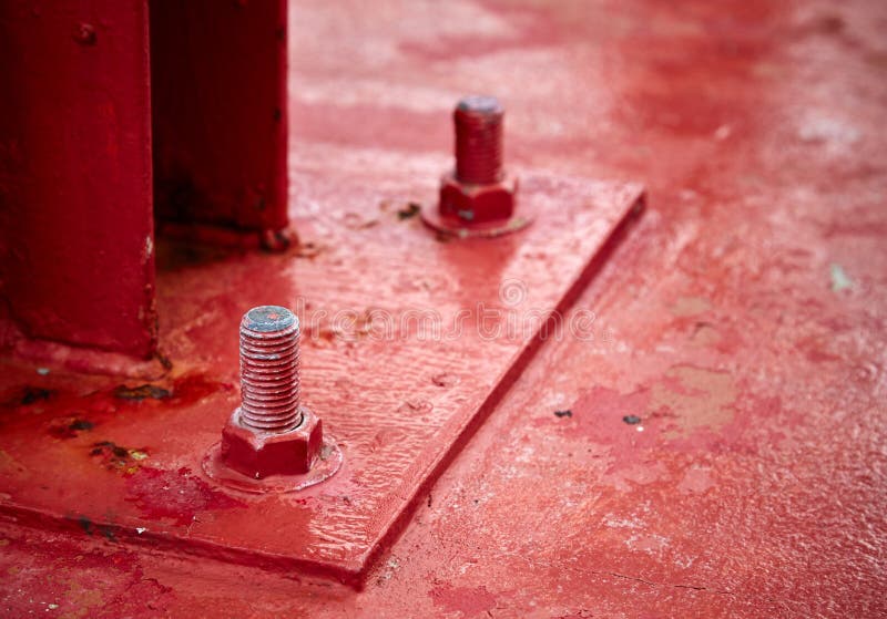 Bolt Connection. stock image. Image of steel, closeup - 89793923