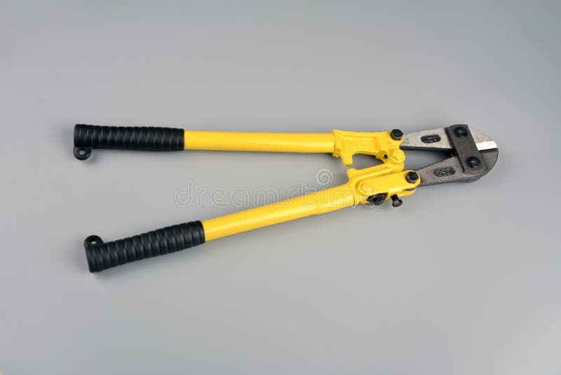 Bolt Cutter on Concrete Surface Construction Concept.hardware Store and ...